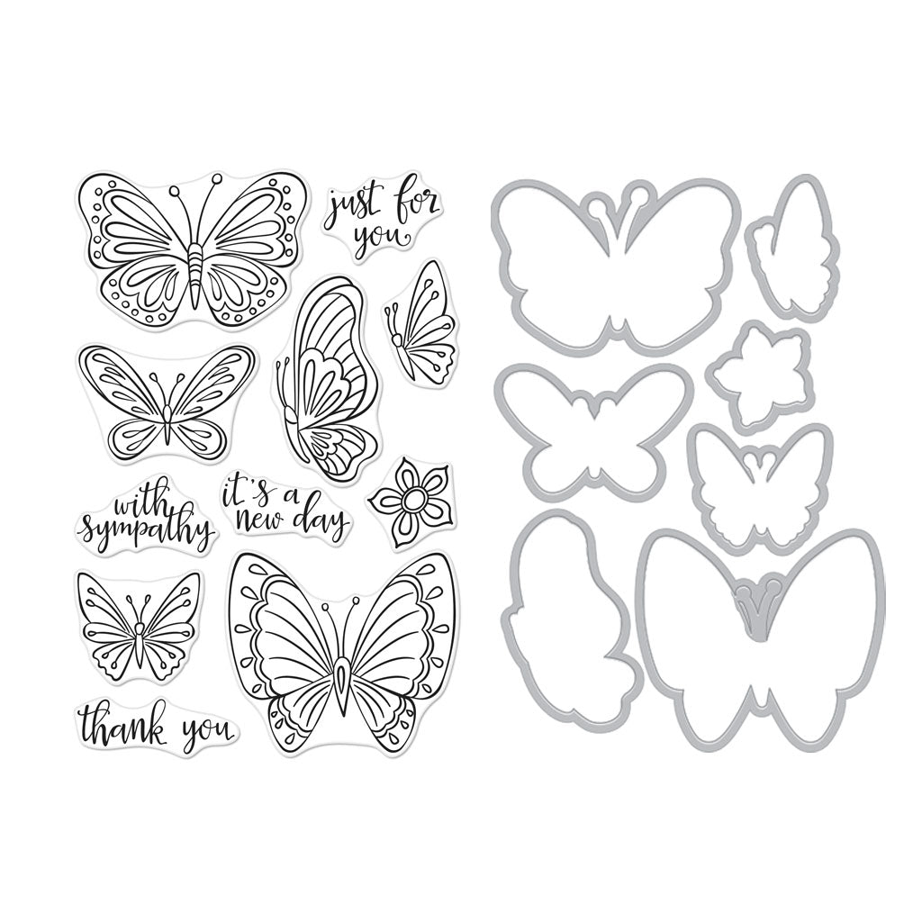 New Day Butterfly Stamp and Dies Combo – My Perfect Stamp
