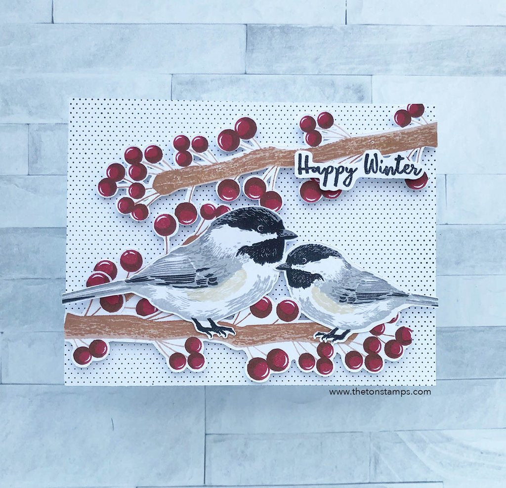 Chickadee Greetings - The Ton Clear Stamps – My Perfect Stamp
